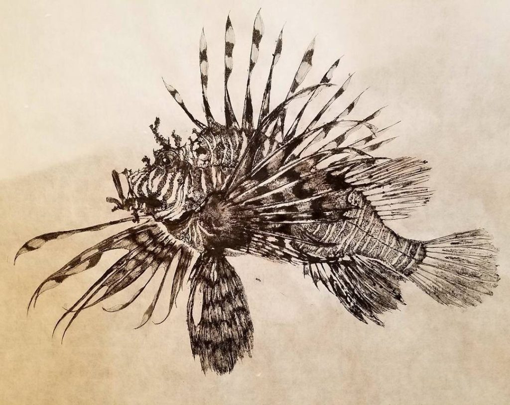 L’art du Gyotaku – Pêche Tonton